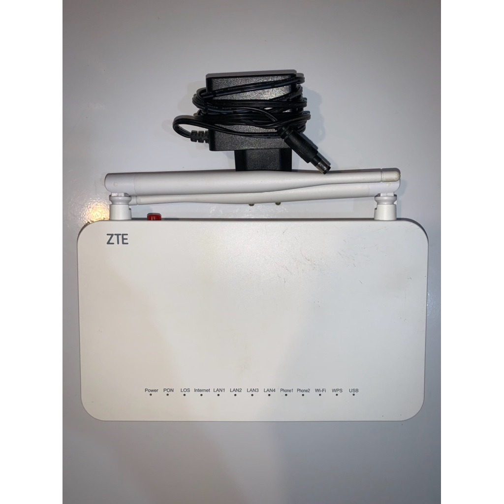 Jual ZTE Router GPON ONT F609 V3 Port Hijau Dan Biru + Adaptor Ori ...