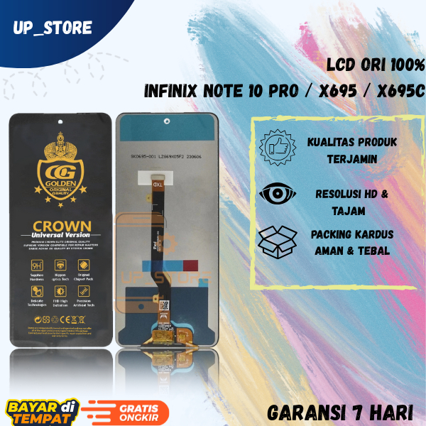Jual LCD TOUCHSCREEN INFINIX NOTE 10 PRO / X695 / X695C ORIGINAL ...