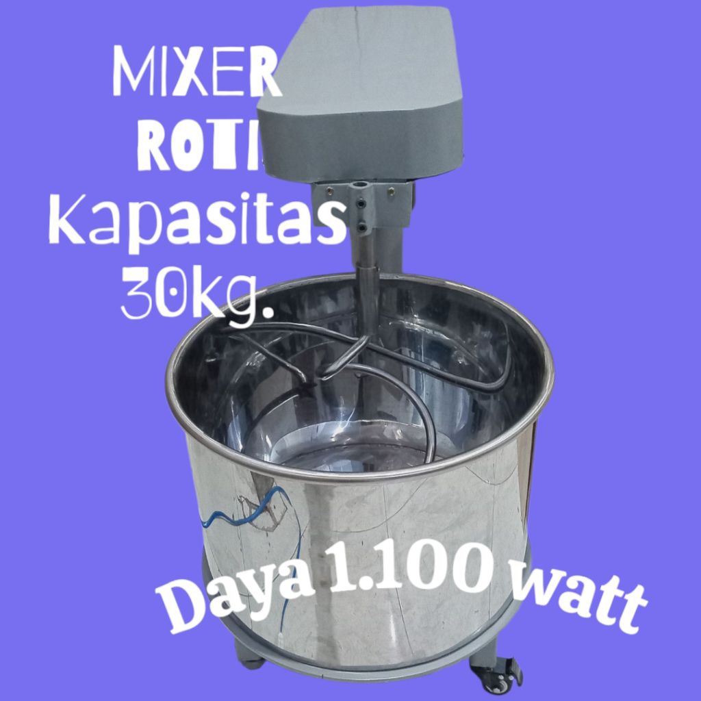 Jual Mixer Adonan Roti Kapasitas 30 Kg. Mixer Adonan Donat, Bakpao ...