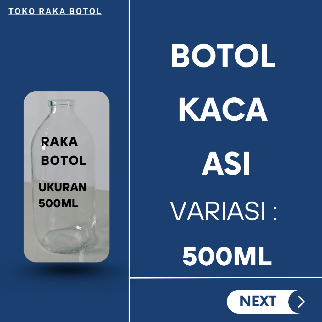 Jual Botol kaca infus 500ml barang rekondisi | Shopee Indonesia