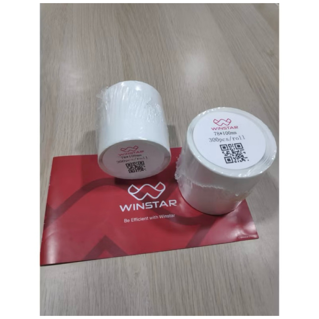 Jual Stiker Label Barcode Thermal 78 x 100 Label Barcode Olshop Label ...