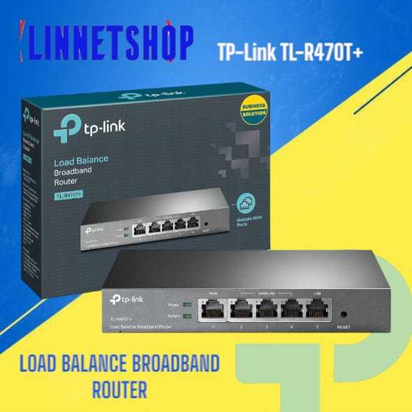 Jual tp-link Load Balance Broadband Router TL-R470T+ (tp-link) | Shopee ...