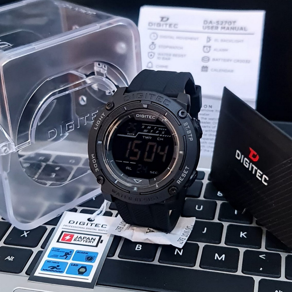 Jual DIGITEC DG 5270 Jam Tangan Pria Original Digital Rubber Sporty ...
