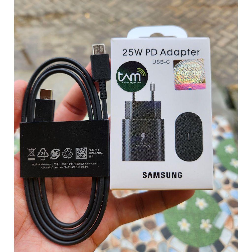Jual Charger Samsung 25W Super Fast Charging Garansi | Shopee Indonesia