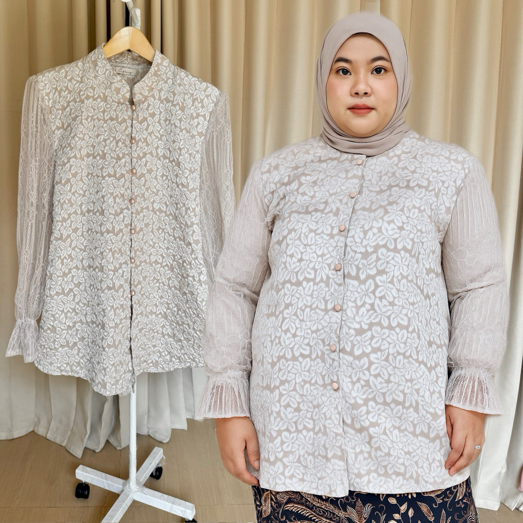 Jual SELYA KEBAYA JUMBO - Kebaya Plus Size - Kebaya Big size - kutu ...