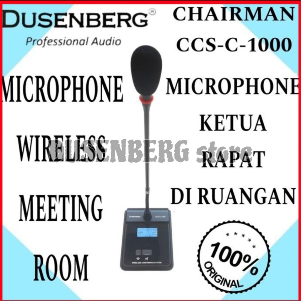Jual MIC CONFERENCE WIRELESS DUSENBERG CHAIRMAN CCS-C-1000, MICROPHONE ...
