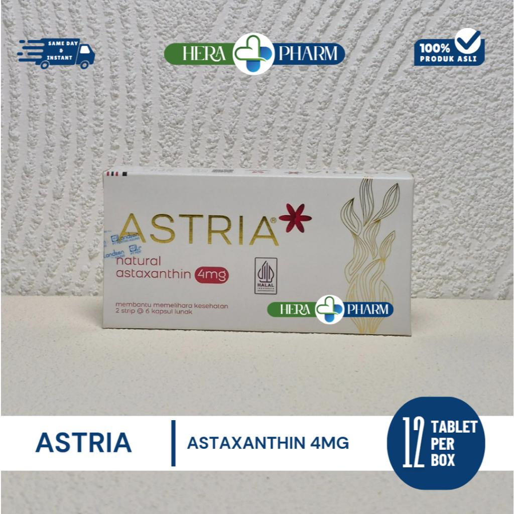 Jual ASTRIA | Astaxanthin 4mg | Astaxanthin 6000 kali lebih baik dari ...