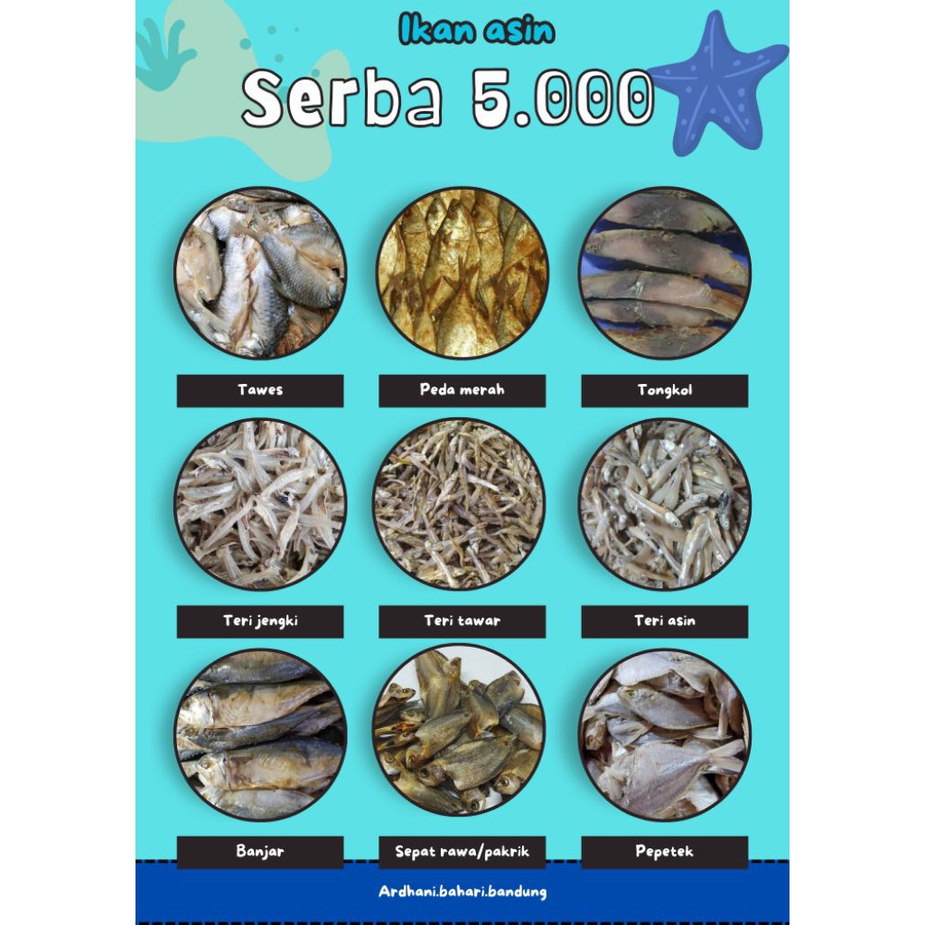 Jual IKAN ASIN SERBA 5000 SERBA GOCENG IKAN ASIN BERKUALITAS TERMURAH ...