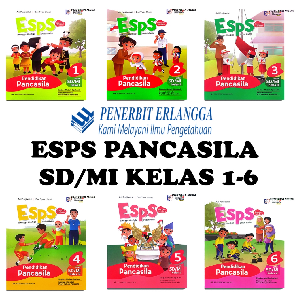 Jual ERLANGGA ESPS PENDIDIKAN PANCASILA kelas 1 2 3 4 5 6 SD Revisi - Kurikulum Merdeka | Shopee ...