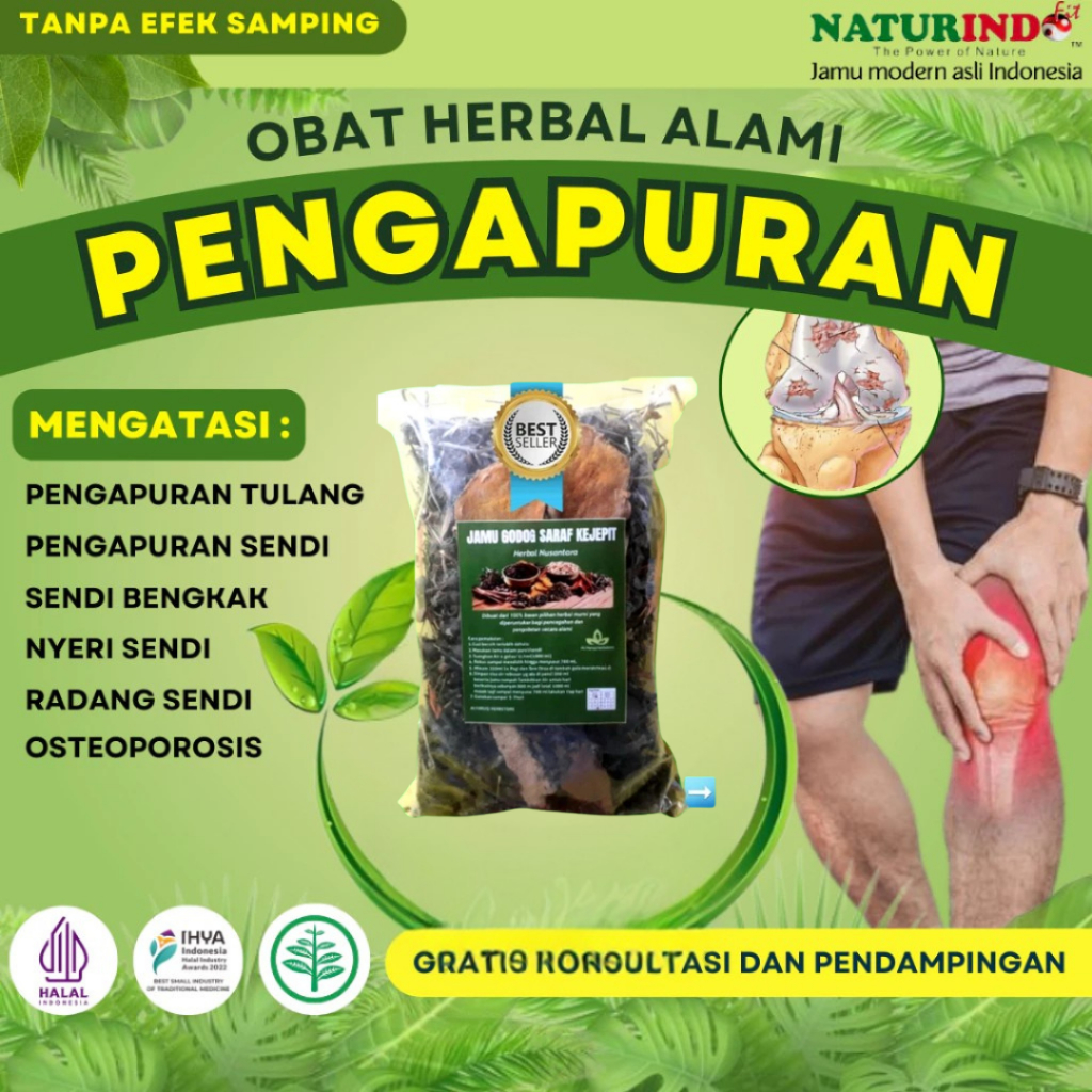 Jual Obat Pengapuran Lutut Nyeri Sendi Patah Tulang Kaki Bengkak ...