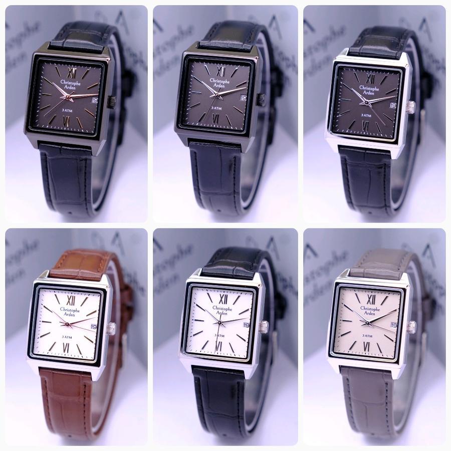 Jual JAM TANGAN CHRISTOPHE ARDEN CA 2003 PRIA LEATHER STRAP ORIGINAL ...