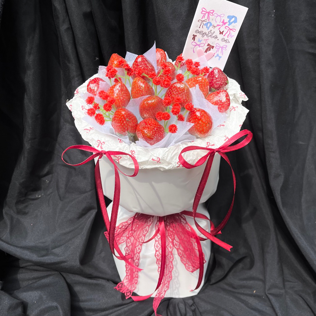 Jual Buket buah stoberi | strawberry bouquet | Shopee Indonesia
