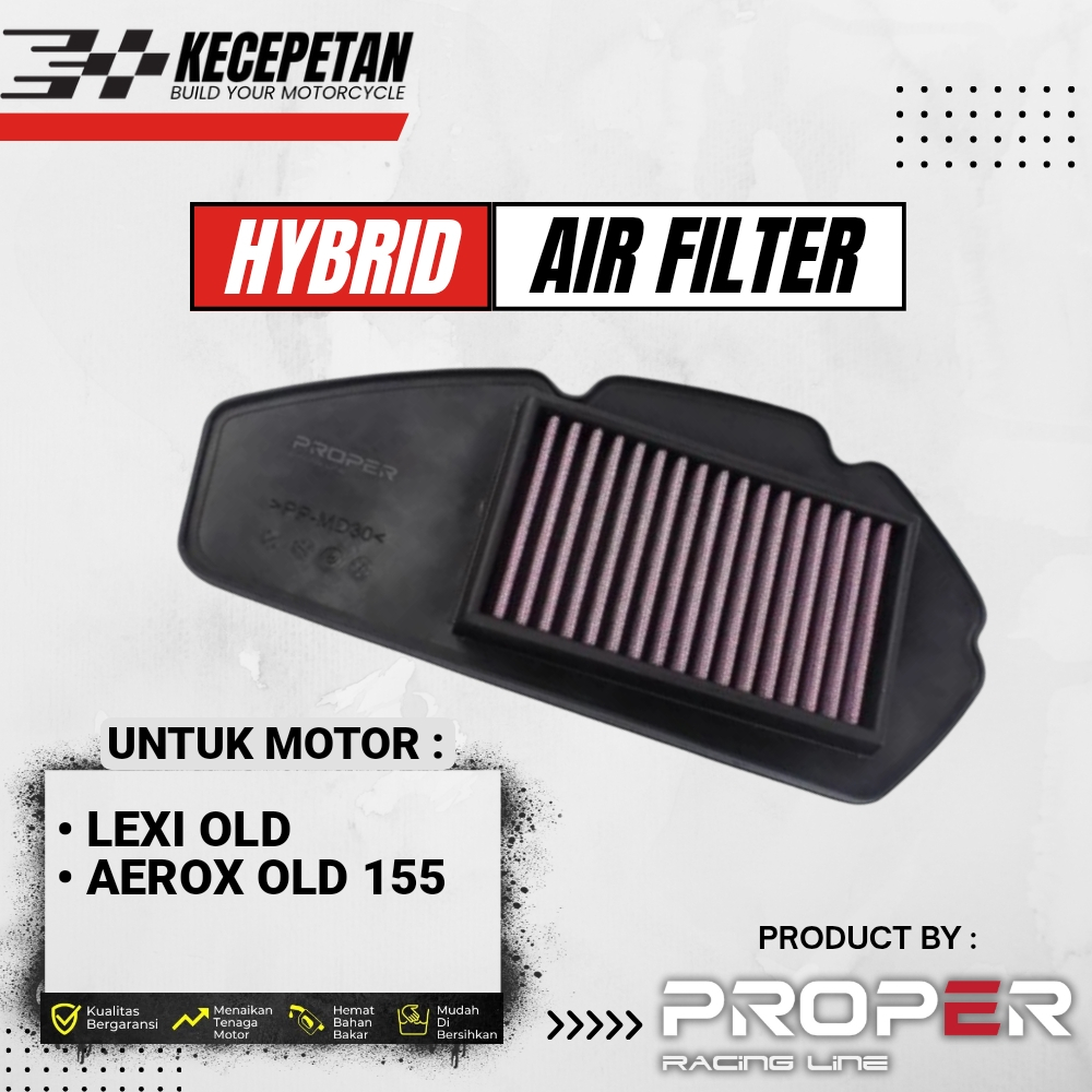Jual FILTER UDARA PROPER RACING LINE SARINGAN UDARA RACING MOTOR LEXI ...