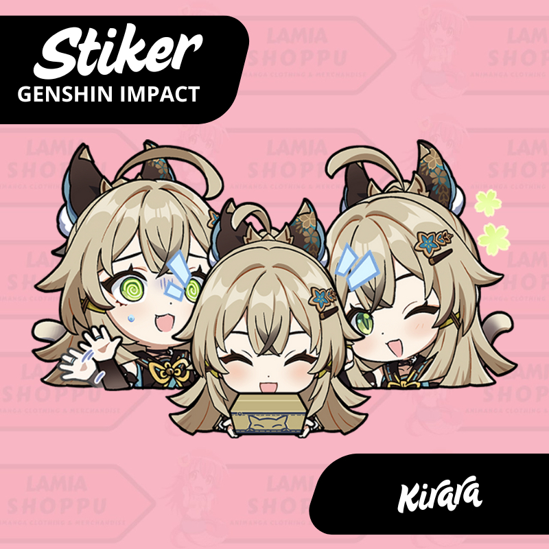 Jual Stiker Kirara Genshin Impact | Sticker Kirara GI | Stiker Laptop ...