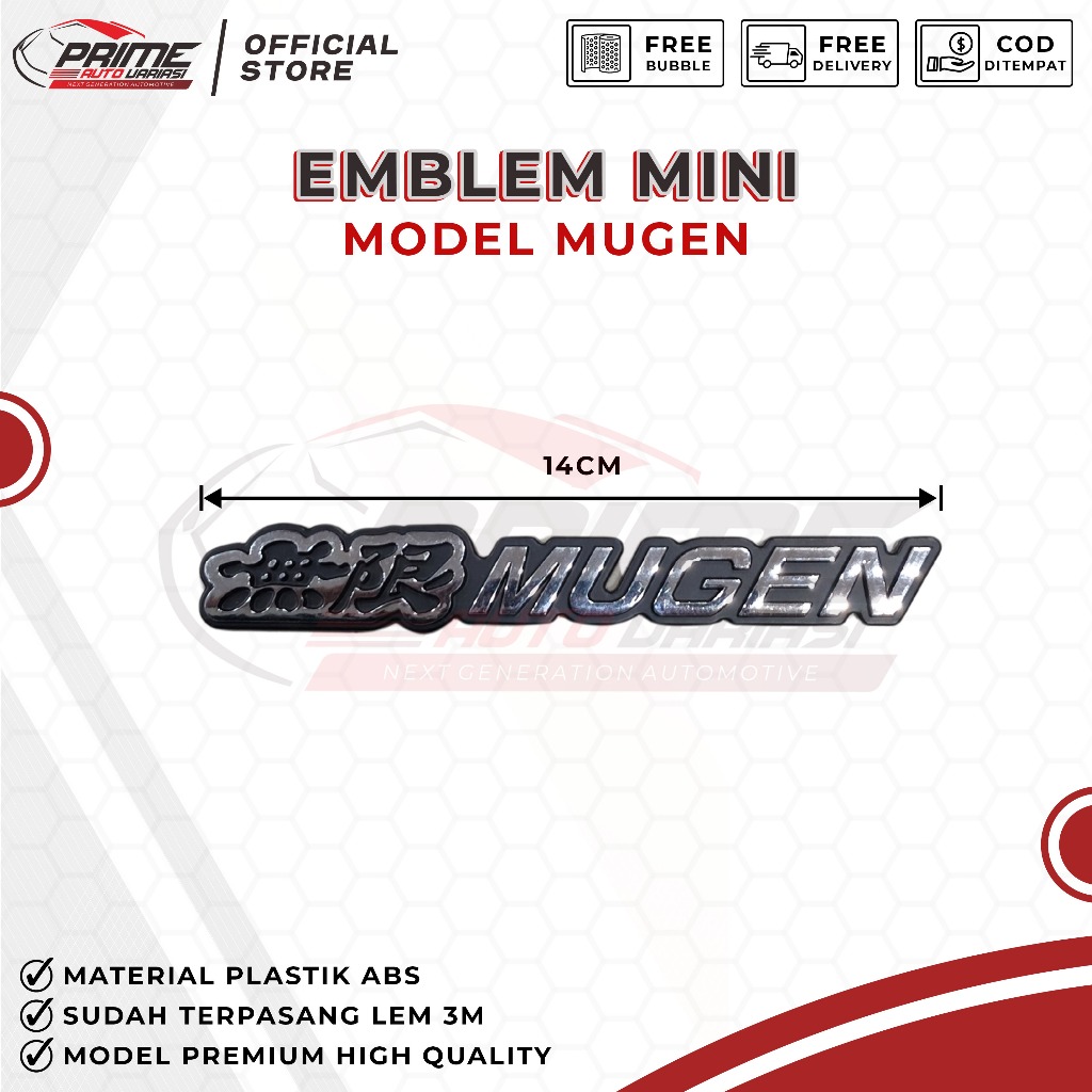 Jual Logo Emblem Mobil Stainless Steel Chrome MUGEN | Shopee Indonesia