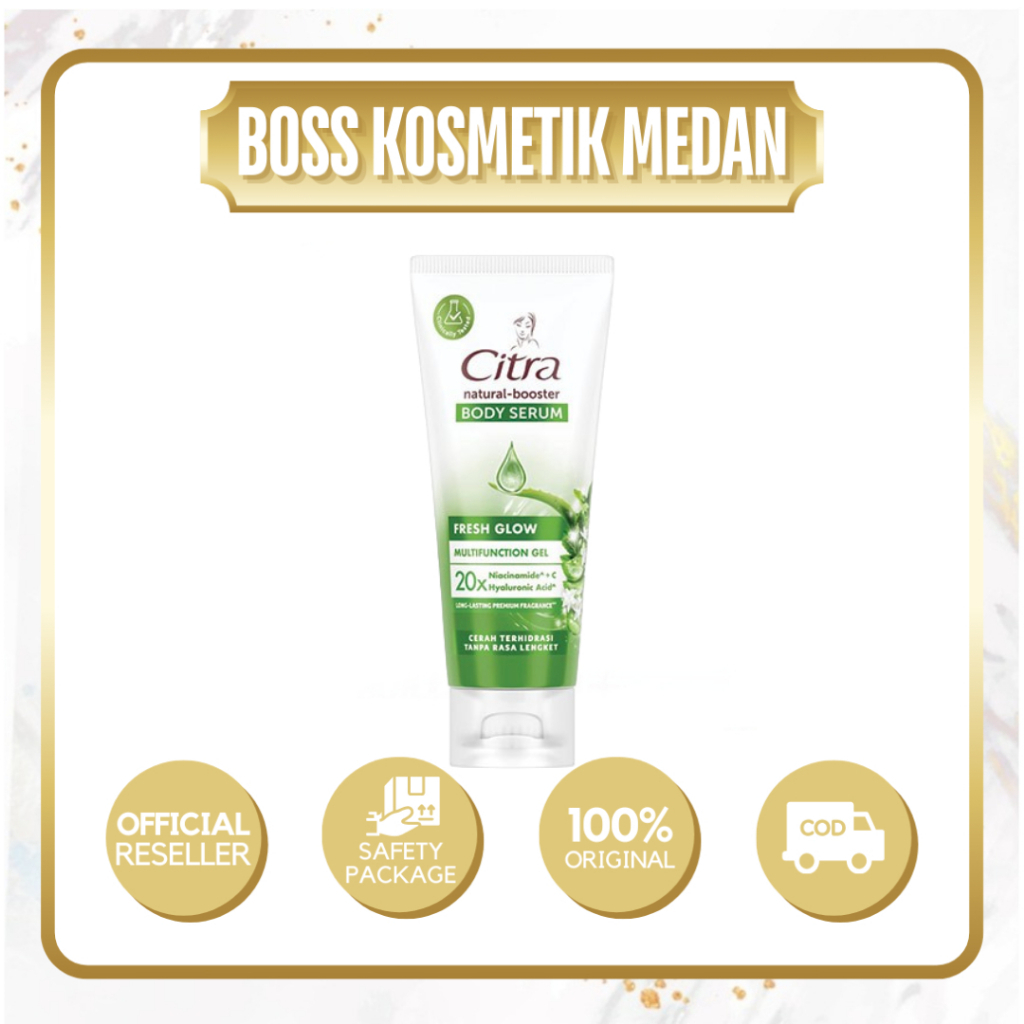 Jual CITRA Fresh Glow Multifunction Gel Aloe Bright UV Body Serum ...