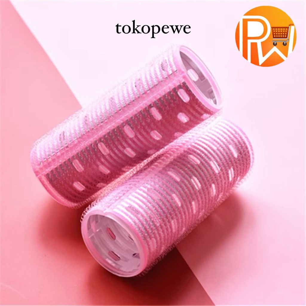 Jual Hair Rollers Roll Rambut Besar Magic Curler Pengeriting Jumbo Ala Korean Hair Style Impor ...