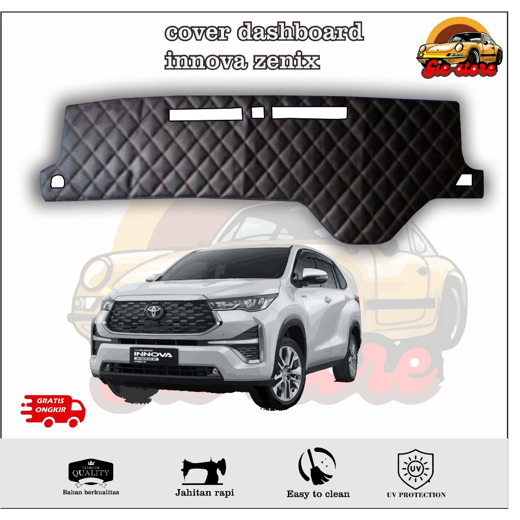 Jual Alas Dashboard Mobil Innova zenix Cover Pelindung Dasbor Inova ...