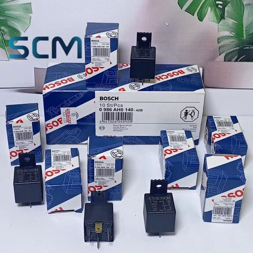Jual Relay BOSCH 12V 30A 4 Kaki Original – Relay Mobil Universal ...