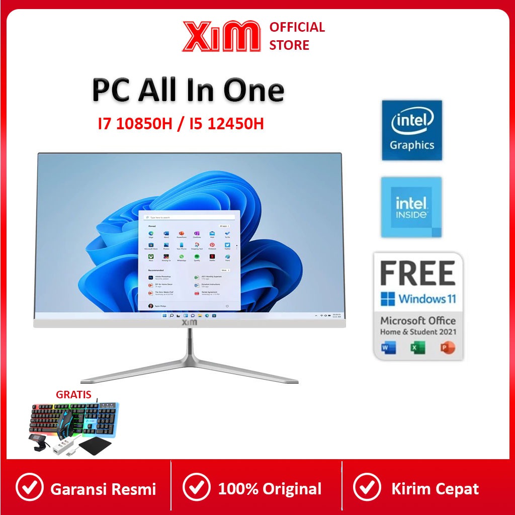 Jual 【Ximin】Komputer Full PC All-in-One Baru Intel Core i5-3320 i7 ...
