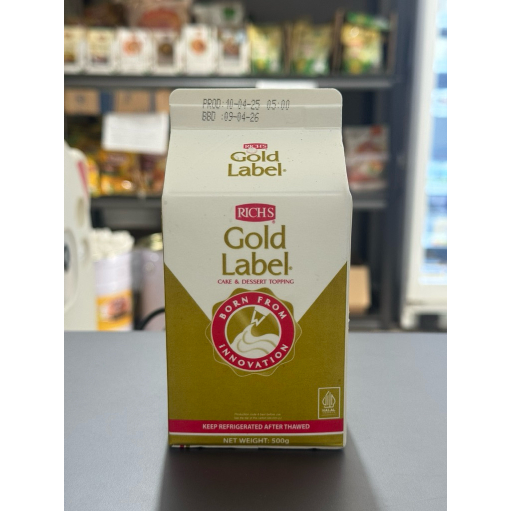 Jual RICH’S Gold Label whipping cream non dairy 500gr - INSTANT ONLY ...
