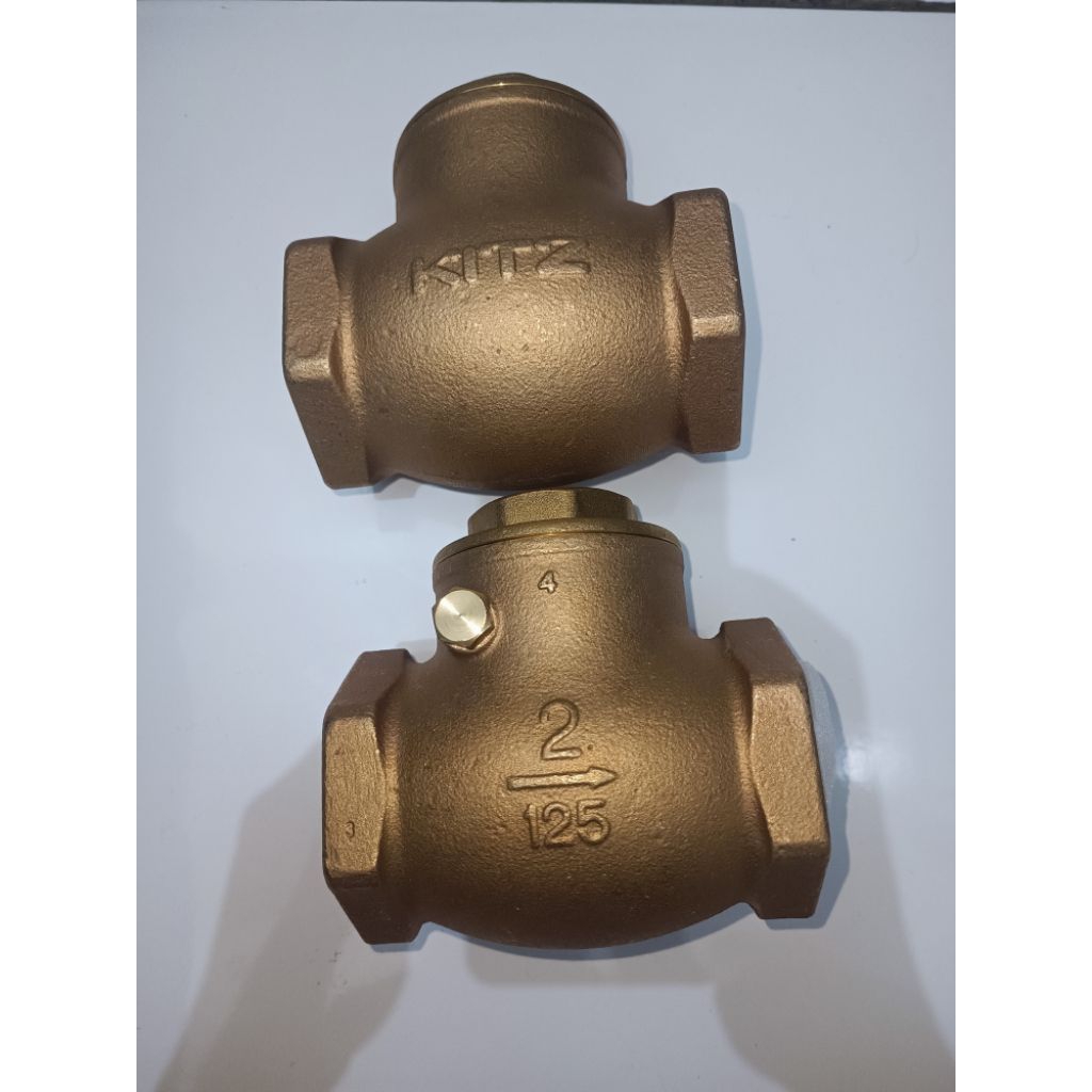 Jual chek valve kuningan merek kitz ukuran 2 inch | Shopee Indonesia