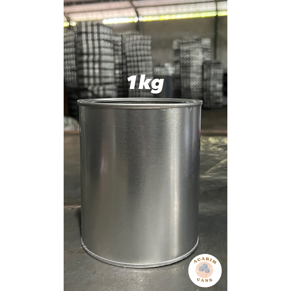 Jual Kaleng Kosong/ Kaleng Cat/ Kaleng Baru Polos 1 Kg | Shopee Indonesia