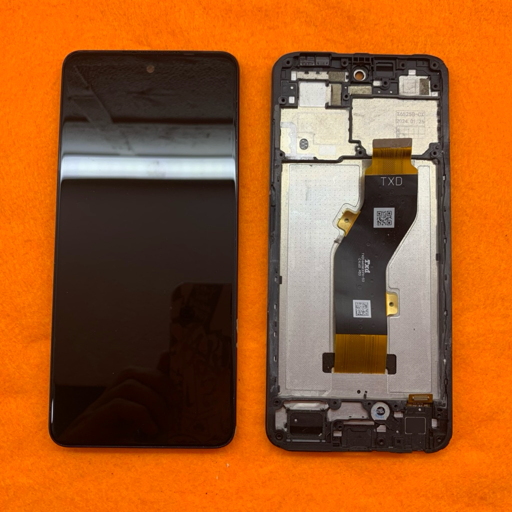 Jual LCD TS TOUCHSCREEN FULLSET FRAME INFINIX SMART 8 PRO X6525B ORIGINAL COPOTAN | Shopee Indonesia