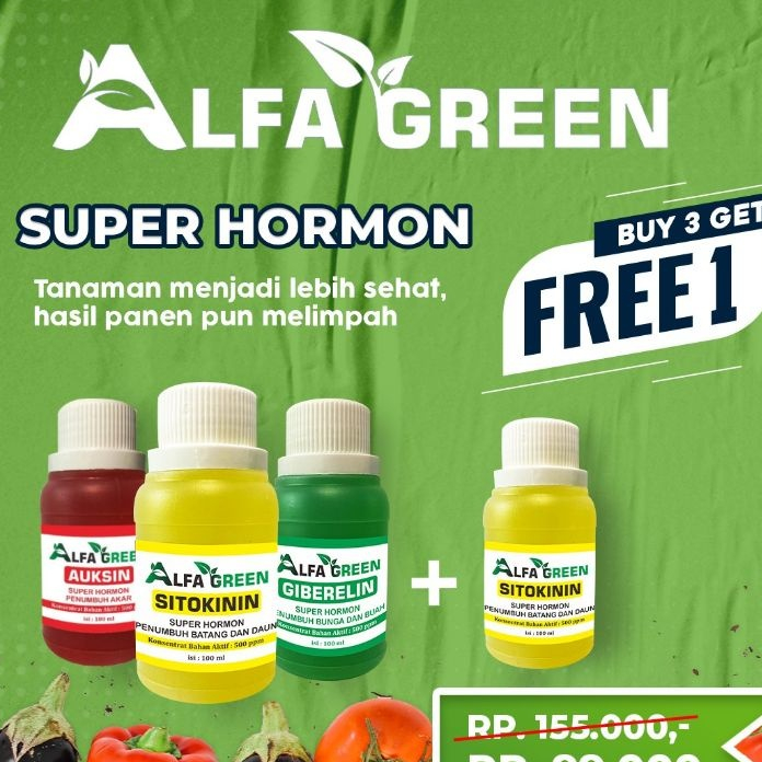 Jual Hormon Tanaman 3 Gratis 1 Penyubur Pemacu Pertumbuhan Buah Tunas ...