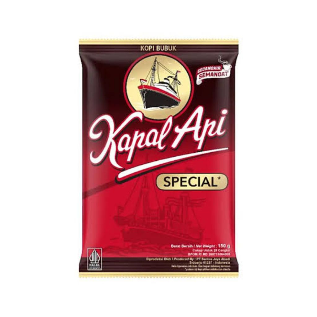 Jual KAPAL API KOPI SPECIAL MERAH 150Gr ( Free Ongkir Free Kardus ...