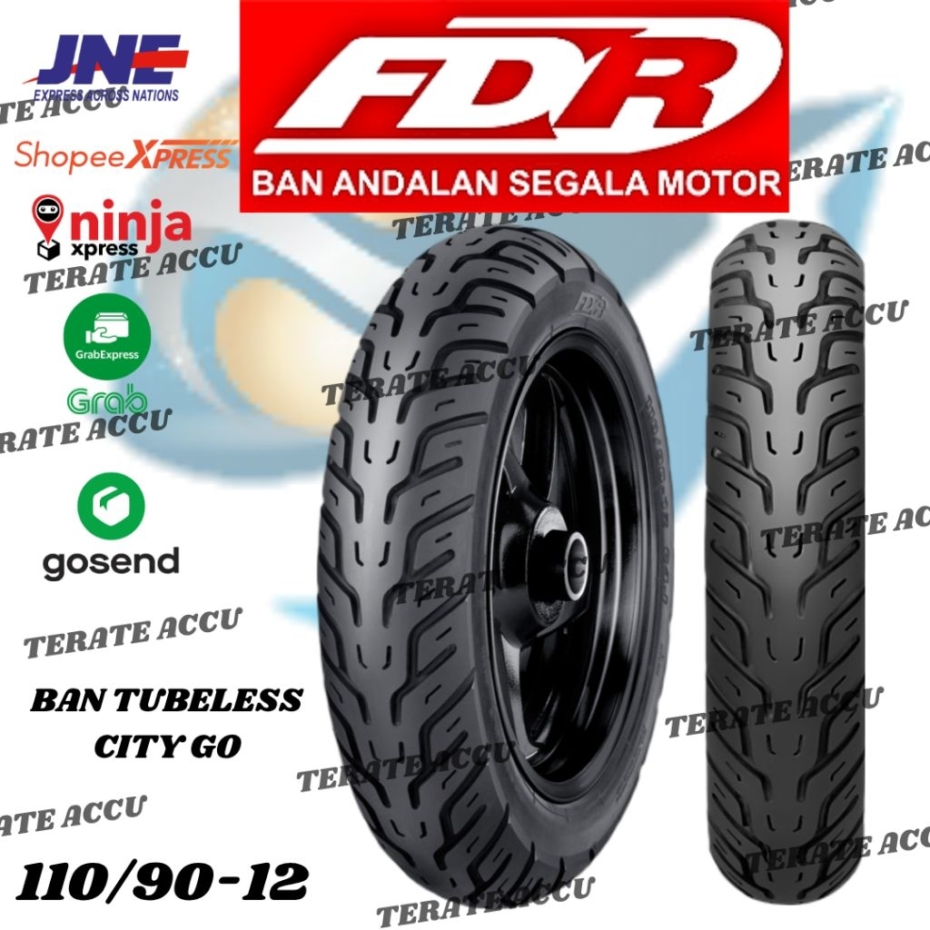 Jual Ban Motor Tubeless FDR CITY GO Ukuran 110/90-12 Original | Shopee ...