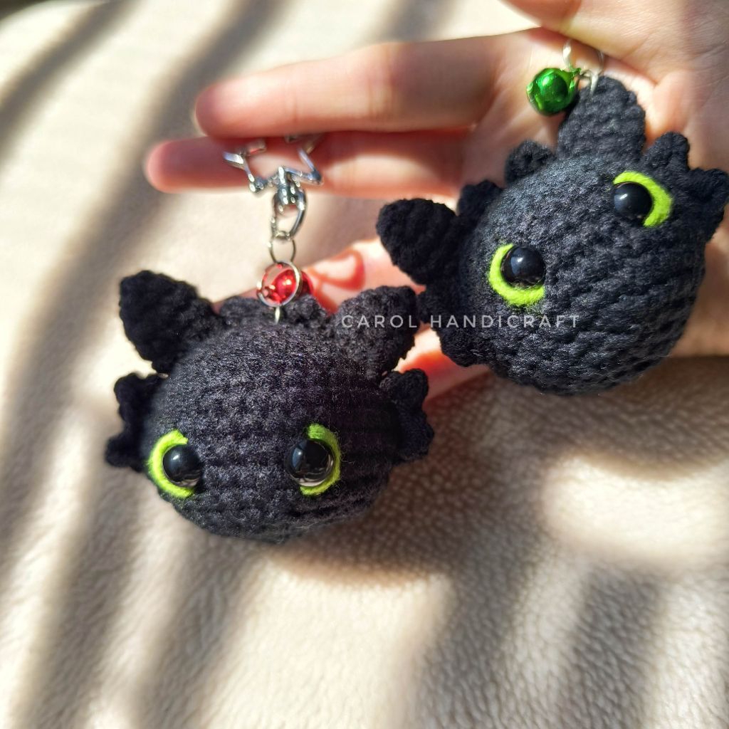 Jual Toothless Night Fury How to Train Your Dragon Amigurumi Crochet ...