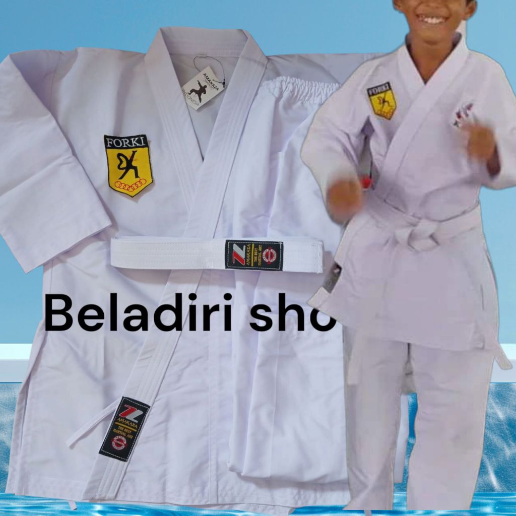 Jual baju karate anak TRAINING CLUB TC.set baju,celana,sabuk dan logo ...