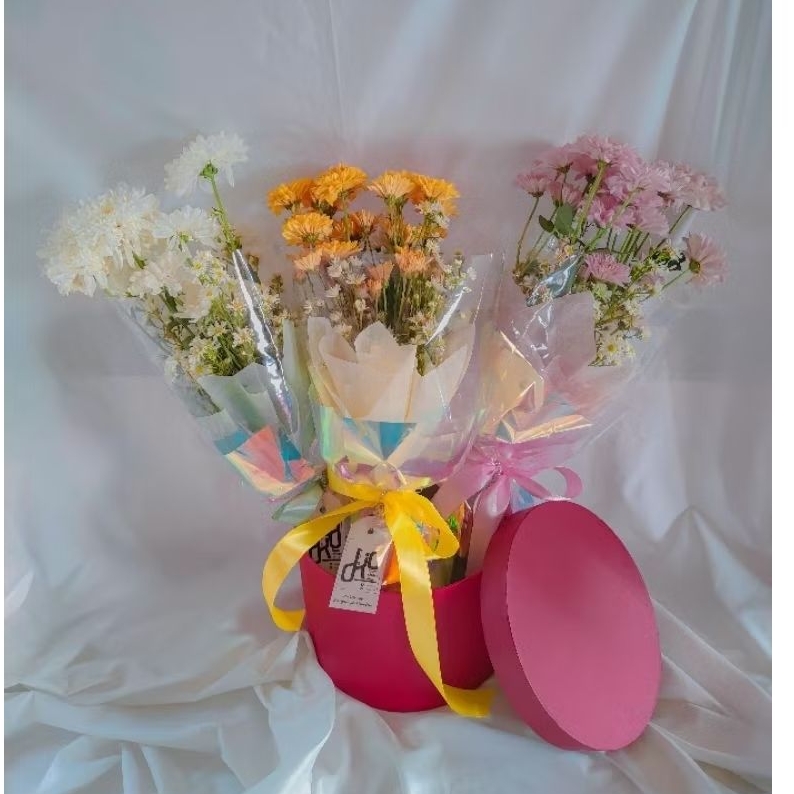Jual desak_id buket bunga aster asli / buket bunga aster fresh / buket ...