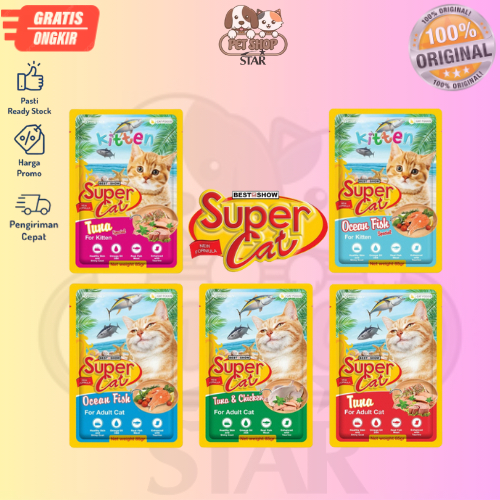Jual Super Cat SUPERCAT Pouch 85gr | Shopee Indonesia