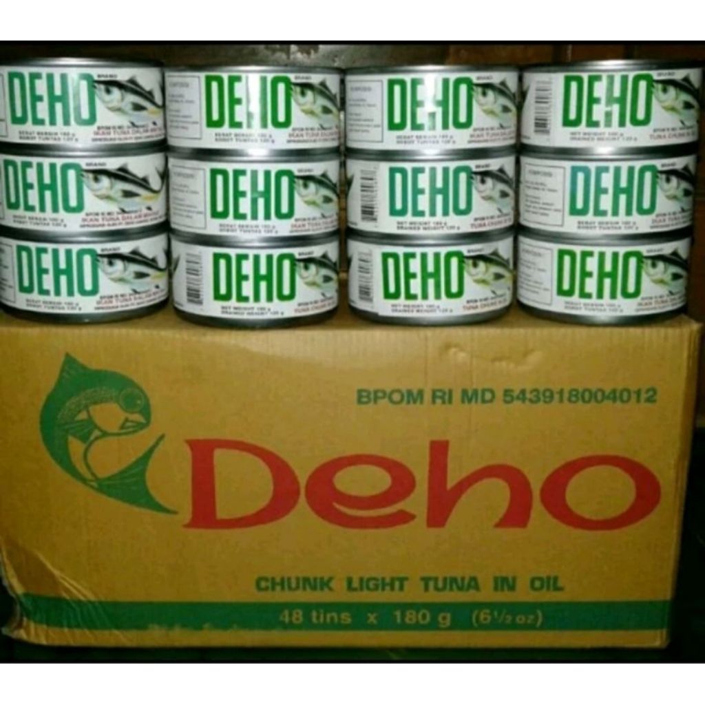 Jual Deho Tuna in Oil - Umpan Ikan Deho Kemasan Kaleng 180gr | Shopee Indonesia