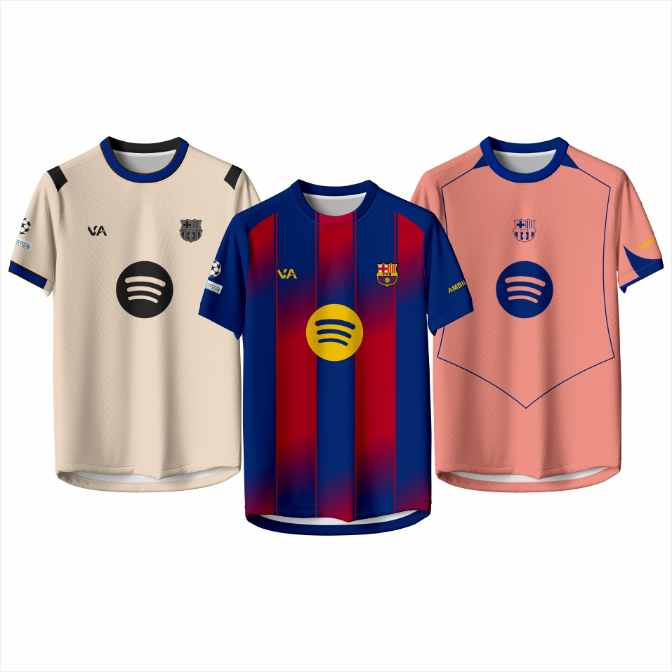 Jual Jersey FCB Barca Away Terbaru 2025 Gratis pakai nama dan nomor ...