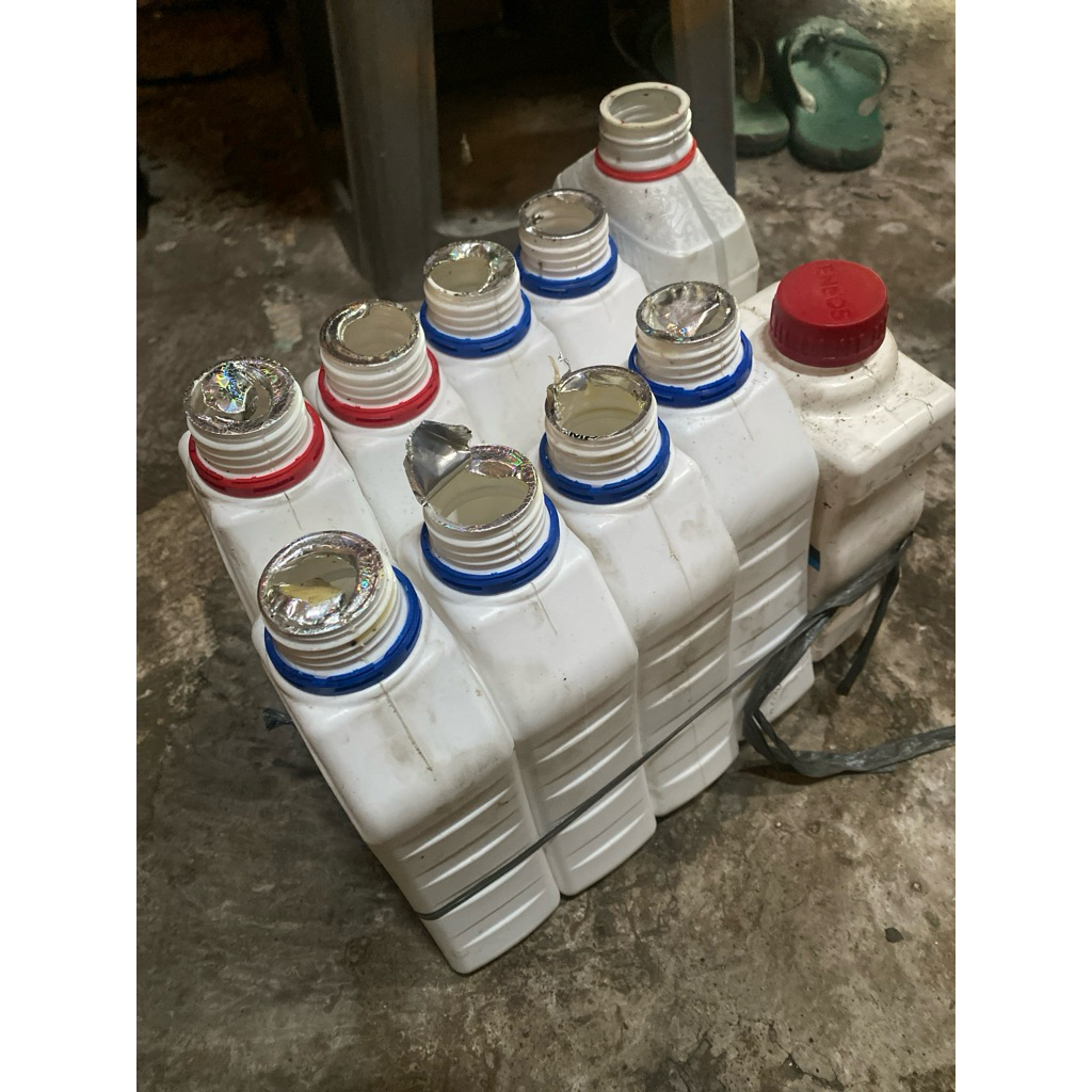 Jual botol oli kosong 10biji warna merk campur | Shopee Indonesia