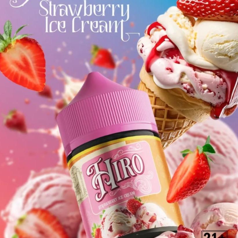 Jual Hiro V4 Strawberry Ice Cream 60ML by Jozojo Brew x Eliquid ...