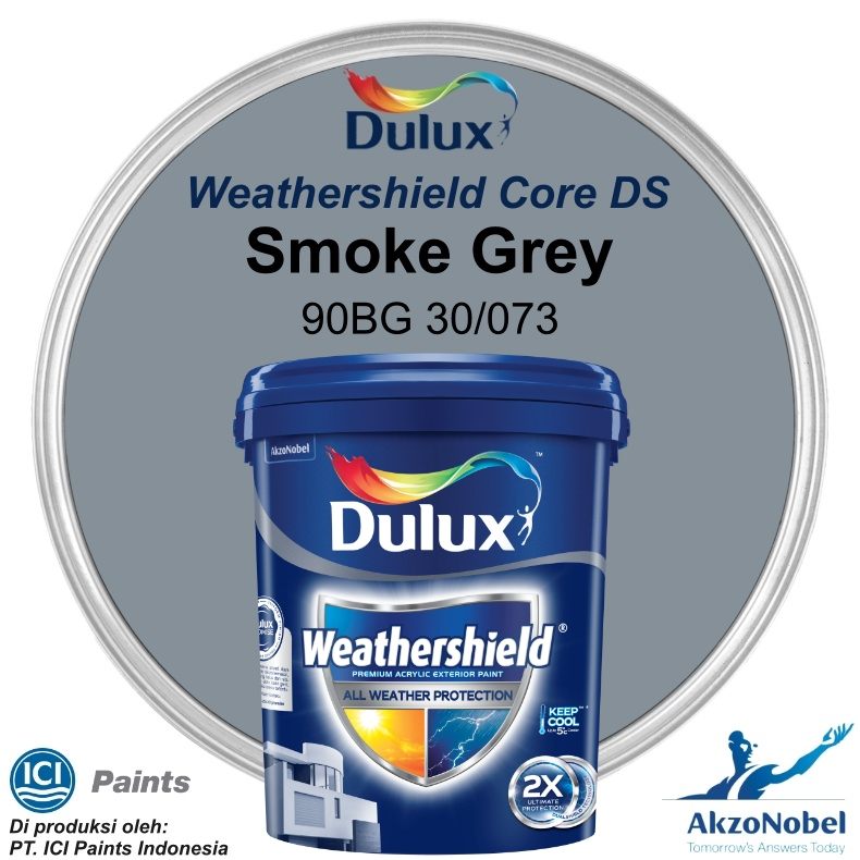 Jual CAT DULUX WEATHERSHIELD 20 LT - SMOKE GREY 90BG 30/073 | Shopee ...