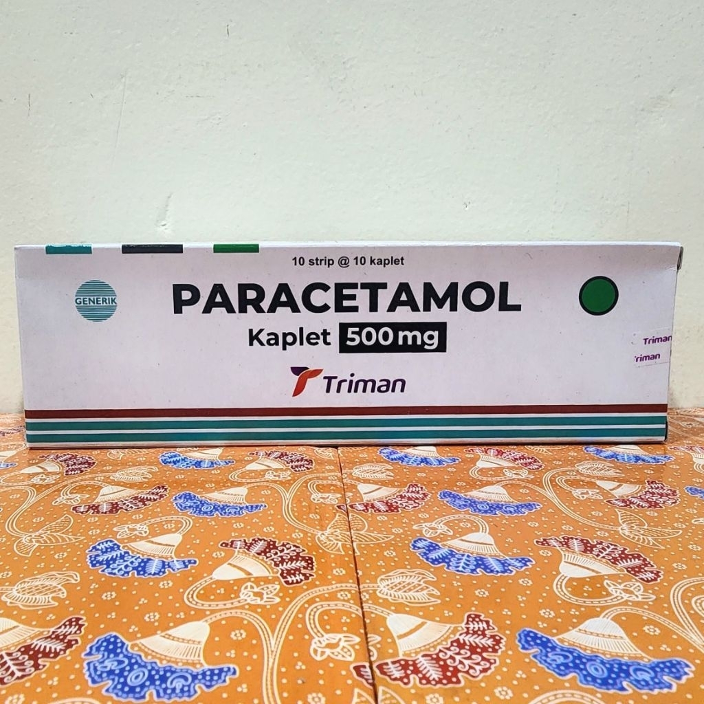 Jual PARACETAMOL TRIMAN 500MG | OBAT PEREDA NYERI DAN DEMAM | BOX ISI ...