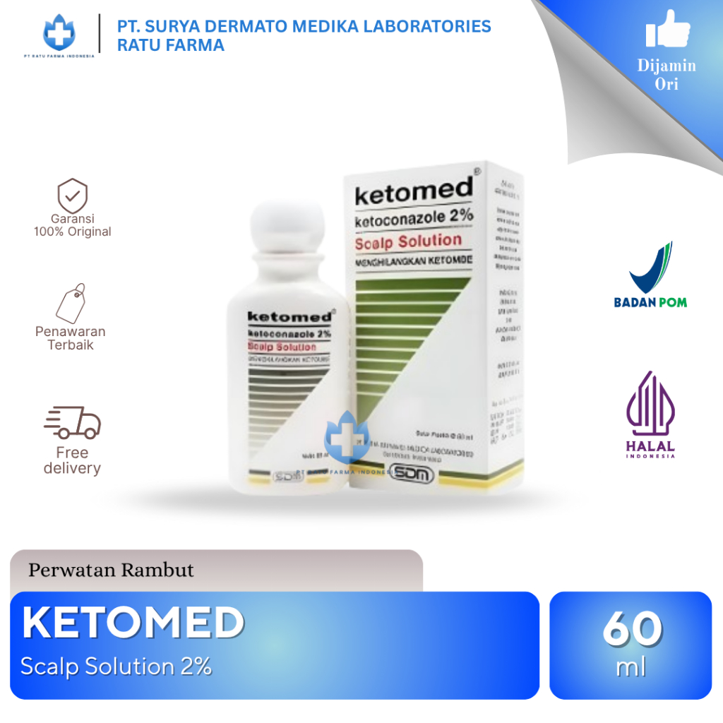 Jual Ketomed Scalp Solution - Shampo Ketombe 60ml -80ml | perawatan ...
