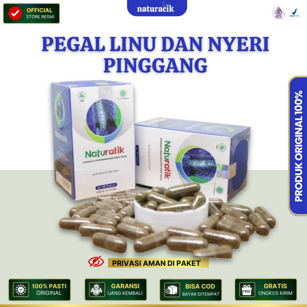 Jual Naturatik - Obat Pegal Linu dan Nyeri Pinggang Herbal Original ...