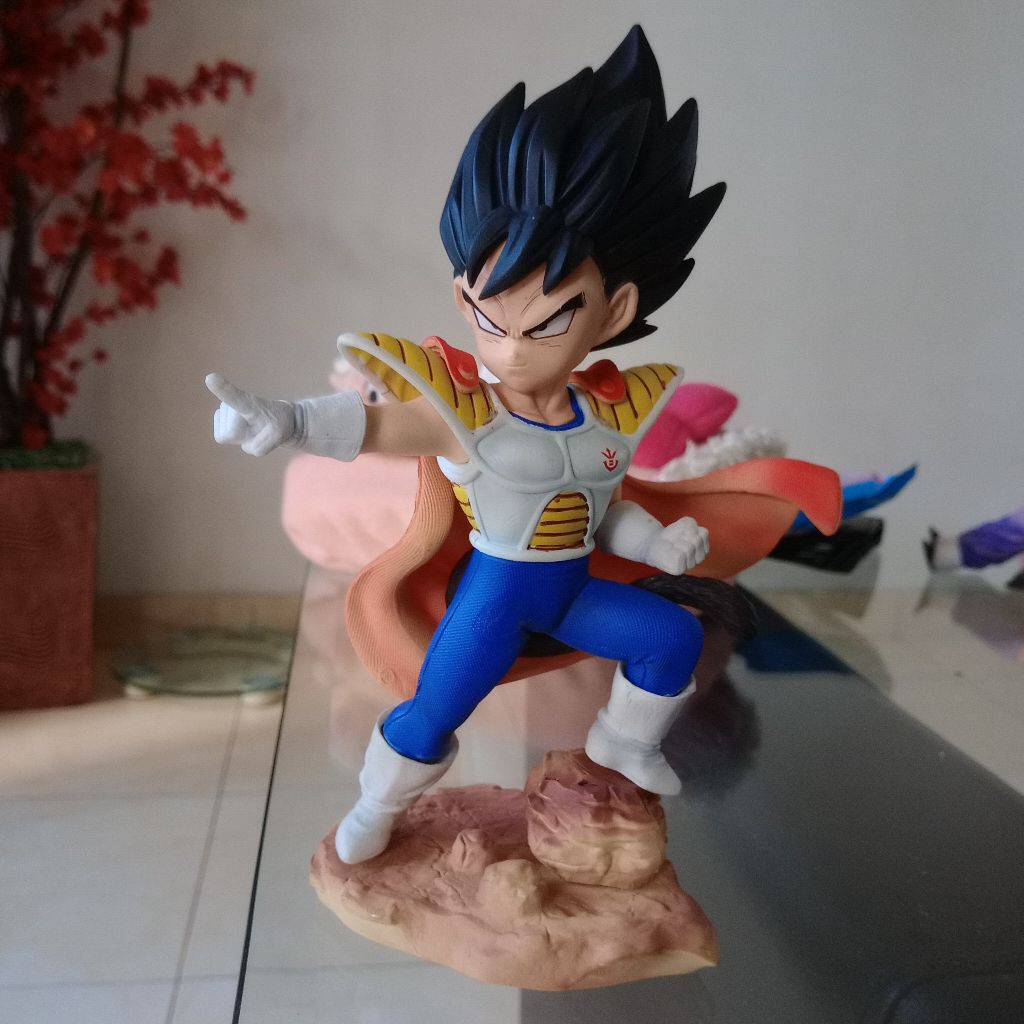 Jual dragon ball figure high quality prince Vegeta warrior 25cm ...