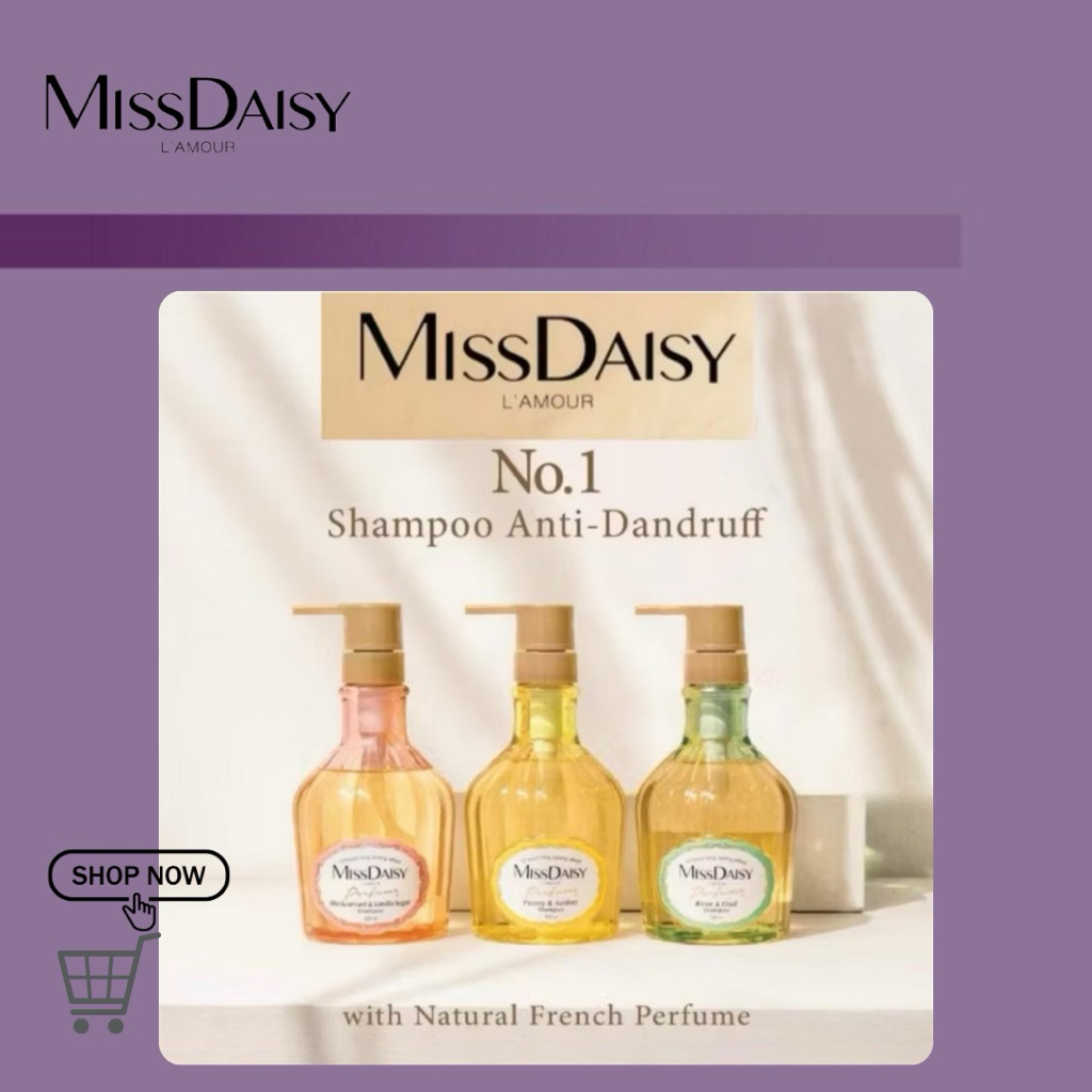 Jual MISS DAISY Shampoo Anti Dandruff No. 1| French Perfume Shampoo ...
