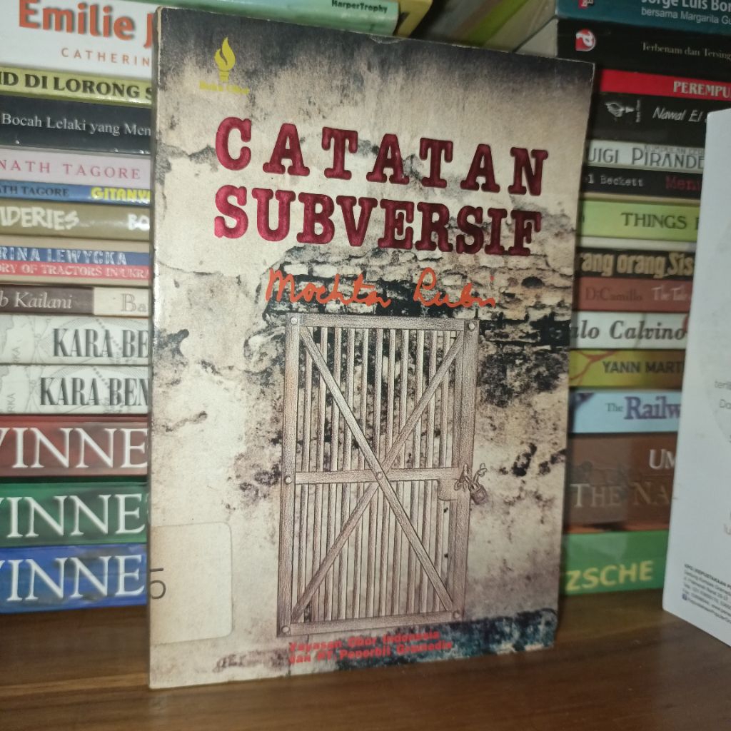 Jual Catatan Subversif by Mochtar Lubis (Edisi 1987) | Shopee Indonesia