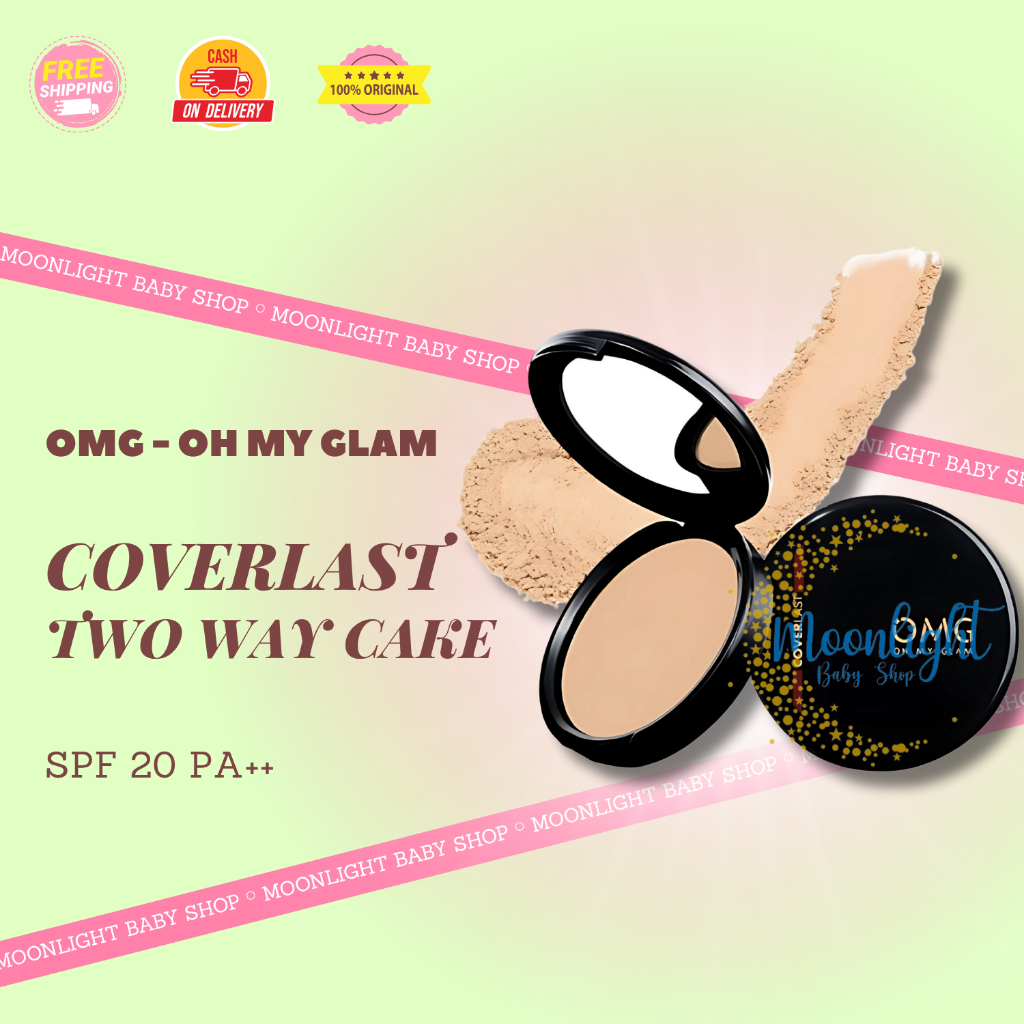 Jual OMG Oh My Glam Coverlast Two Way Cake SPF 20 PA+++ Bedak Padat Oil ...