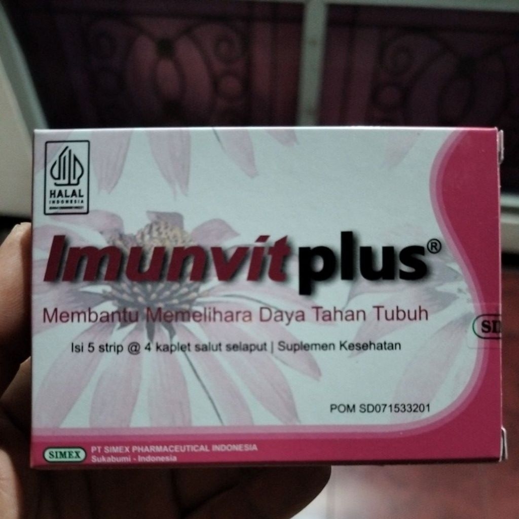 Jual IMUNVIT PLUS TABLET/BOX ISI 20 TABLET | Shopee Indonesia