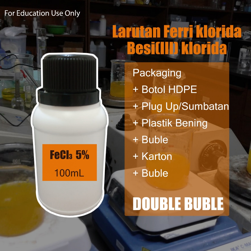 Jual Reagen Ferri Chloride 5% / Larutan FeCl3 100ml | Shopee Indonesia