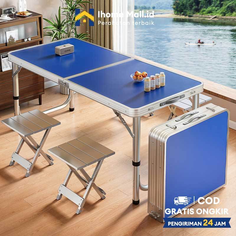Jual Meja Lipat Koper Meja Lipat Jualan 120x60cm Aluminium Meja Camping Meja Lipat Outdoor ...